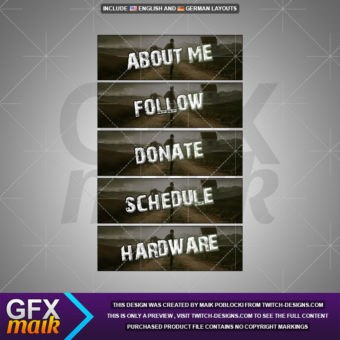 Panels "DayZ" - Twitch Designs