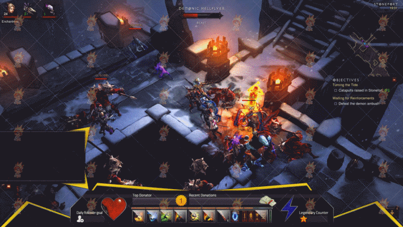 Animated Diablo 3 Overlay - Twitch Designs