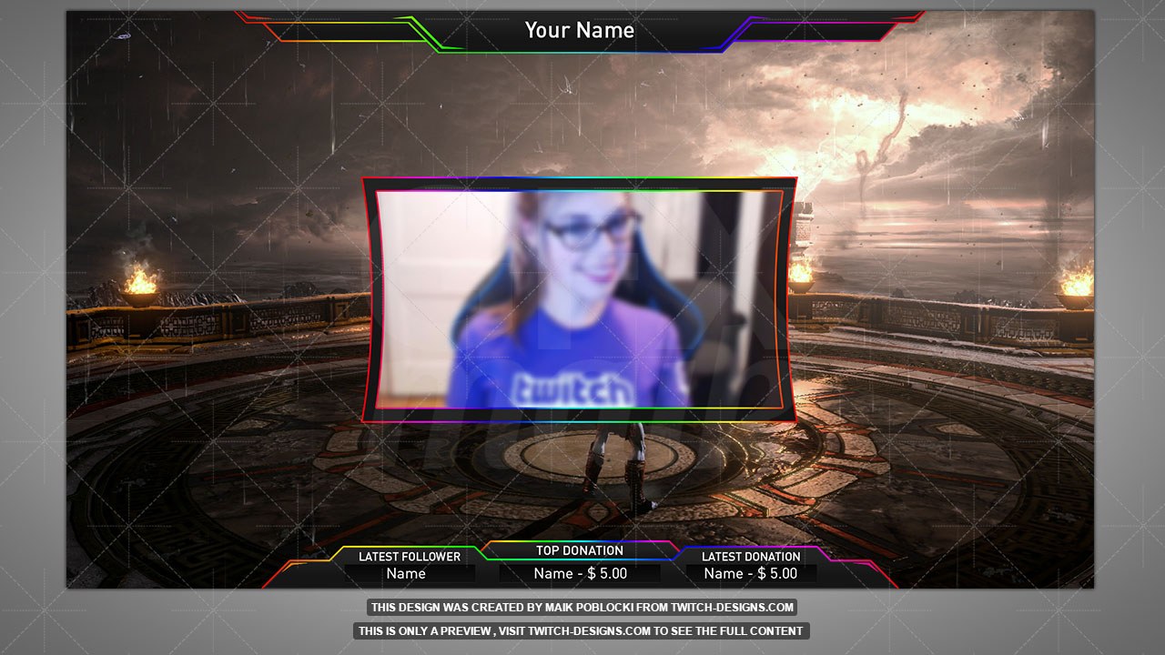 Animated Overlay Twitch Designs