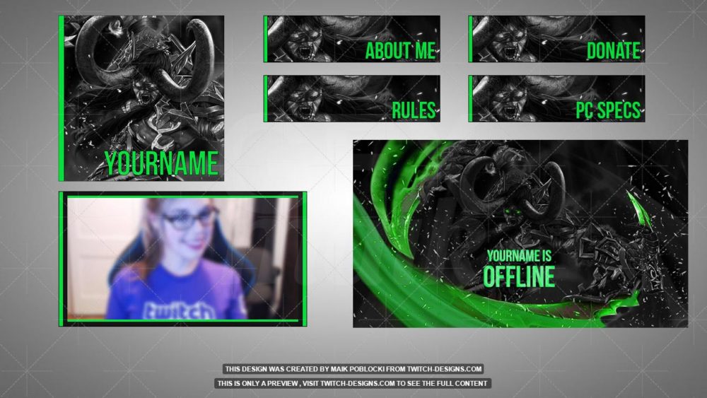Demon Bundle - Twitch Designs