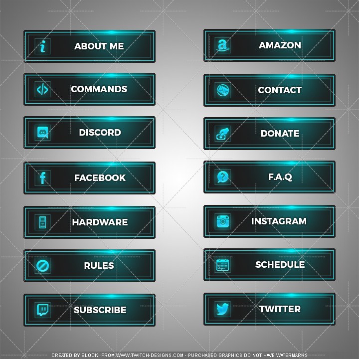 Twitch Panels 4k